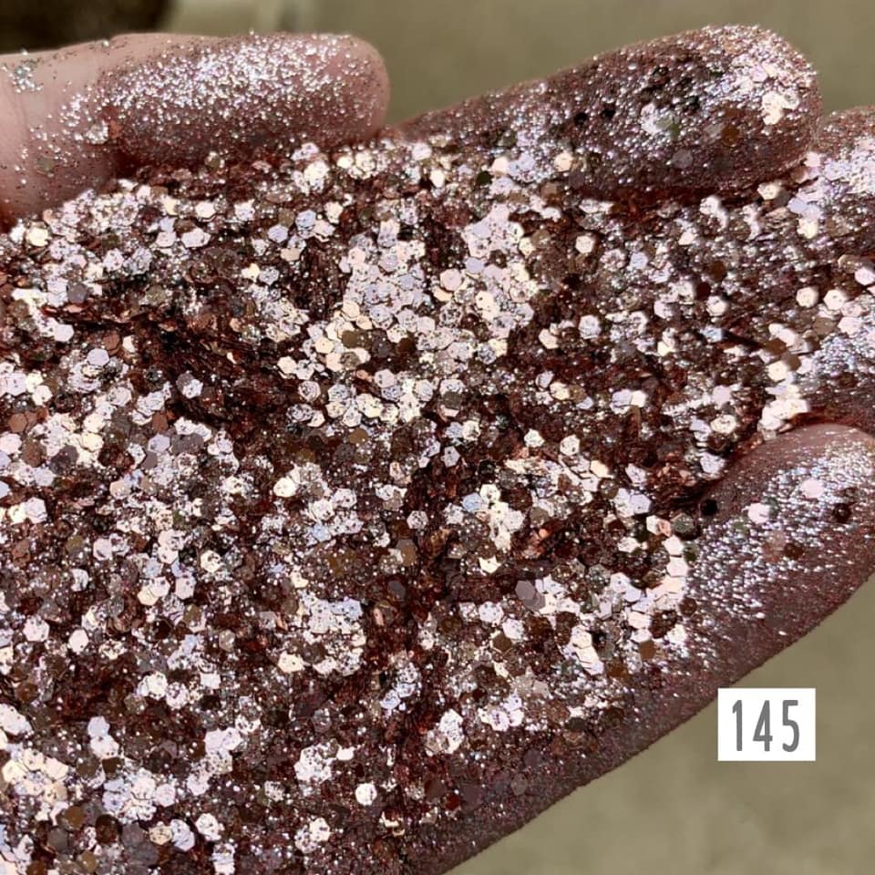 145 Rose Gold Pebbles – Pink & Purple Monkey